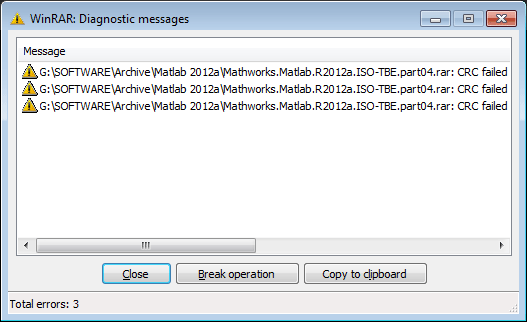 Mengatasi CRC Failed Saat Mengekstrak RAR Files - Dunia Baiquni